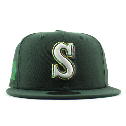Seattle Mariners x WASHINGTON State New Era 59Fifty Fitted Hat (Cilant ...
