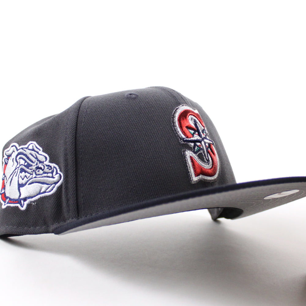 Seattle Mariners x GONZAGA BULLDOGS New Era 59Fifty Fitted Hat (Graphi ...