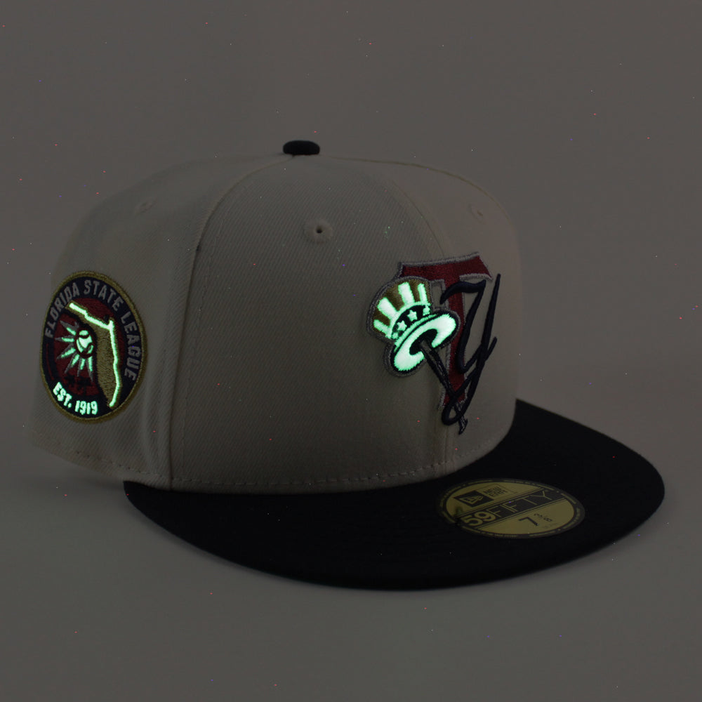 TAMPA YANKEES Florida State League Patch New Era 59Fifty Fitted Hat (C ...