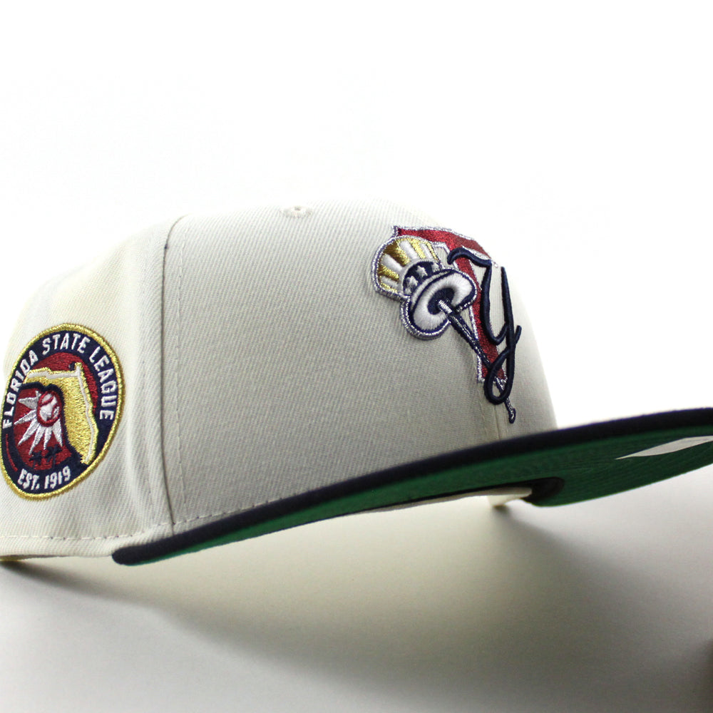TAMPA YANKEES Florida State League Patch New Era 59Fifty Fitted Hat (C ...