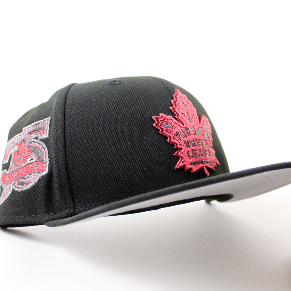 TORONTO MAPLE LEAFS 75th New Era 59Fifty Fitted Hat (Black Gray Under ...