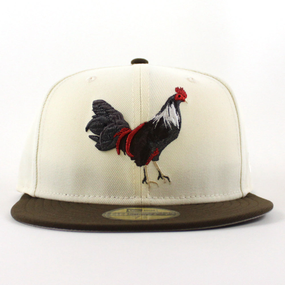 Texas ROOSTER New Era 59Fifty Fitted Cap (Chrome White Walnut Gray Und ...