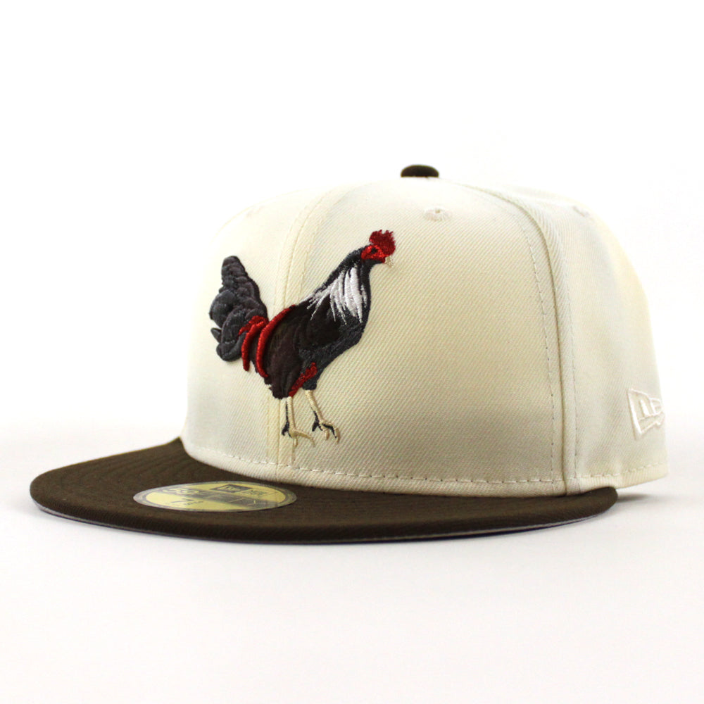 Texas ROOSTER New Era 59Fifty Fitted Cap (Chrome White Walnut Gray Und ...