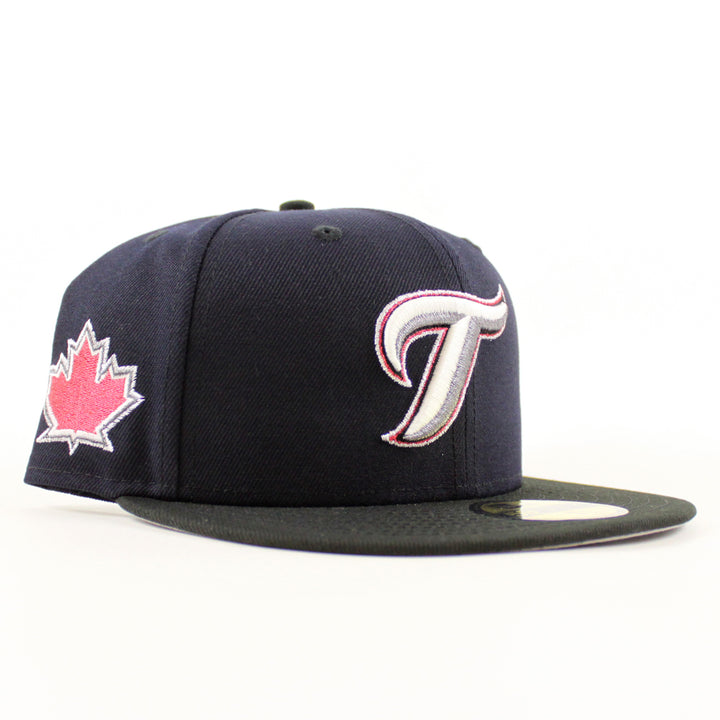 Toronto Blue Jays Maple Leaf Patch New Era 59Fifty Fitted Hat (Navy Bl ...