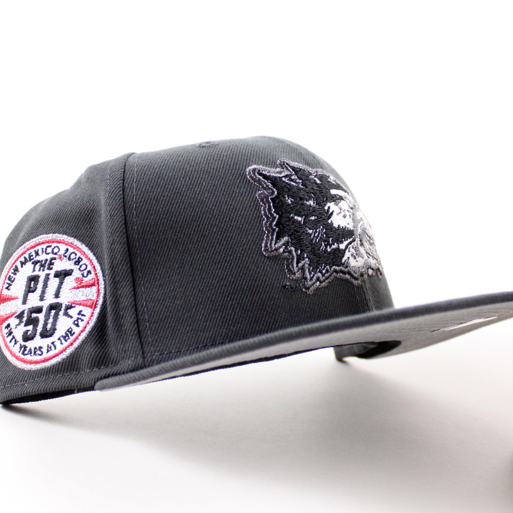 University of New Mexico Lobos the Pit 50th New Era 59Fifty Fitted Hat ...