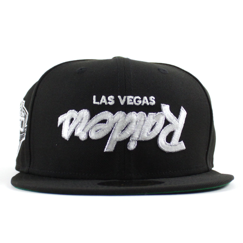 Las Vegas Raiders 50TH Anniversary New Era 59Fifty Fitted Hat (Black G ...