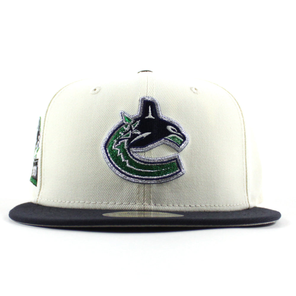 Vancouver Canucks 1970 Stadium Patch New Era 59Fifty Fitted Hat (Chrom ...