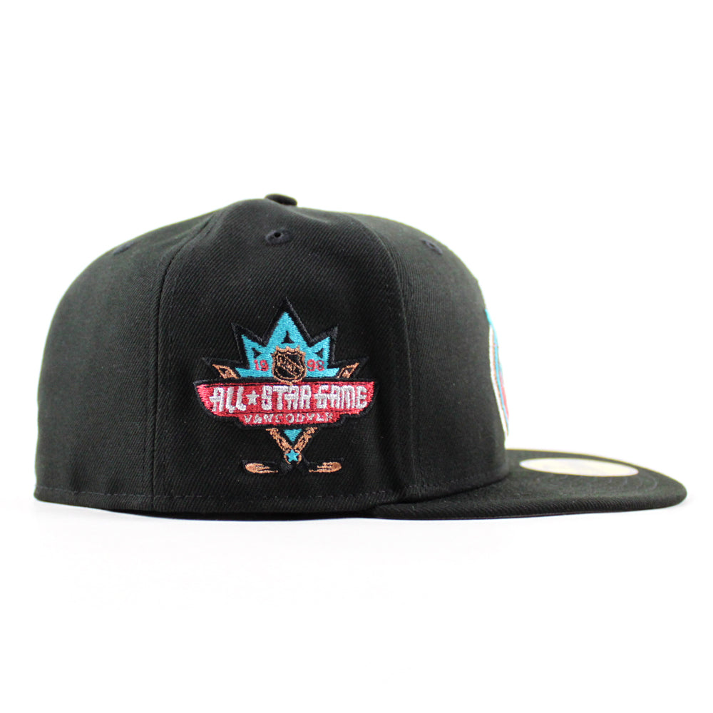 Vancouver Canucks 1998 All Star Game New Era 59Fifty Fitted Hat (Black ...
