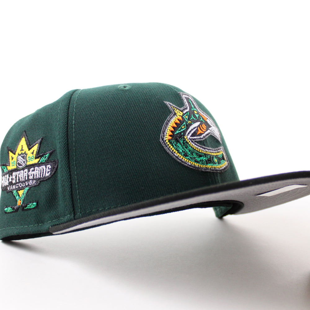 Vancouver Canucks 1998 All Star Game New Era 59Fifty Fitted Hat (Green ...