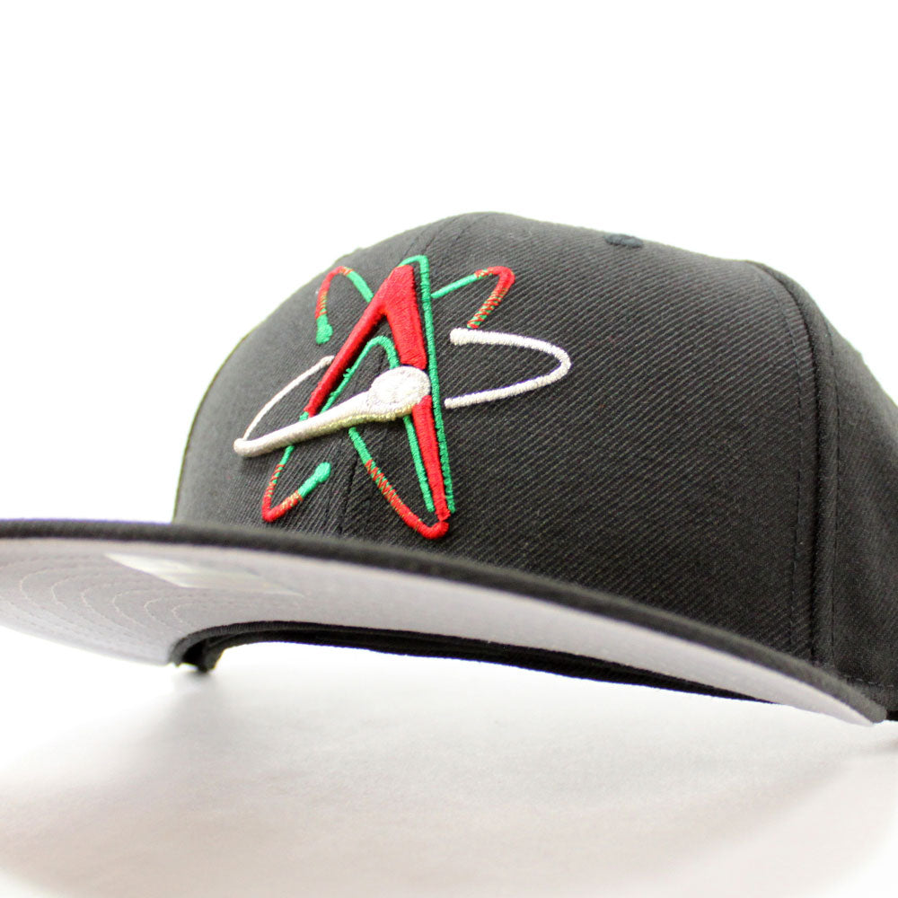 Albuquerque Isotopes New Era 59Fifty Hats (Black Red Kelly Gray Under ...