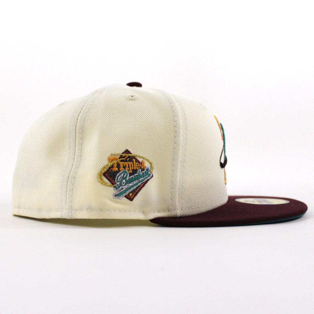 ALBUQUERQUE ISOTOPES Triple A Baseball New Era 59Fifty Fitted Hat (Chr ...