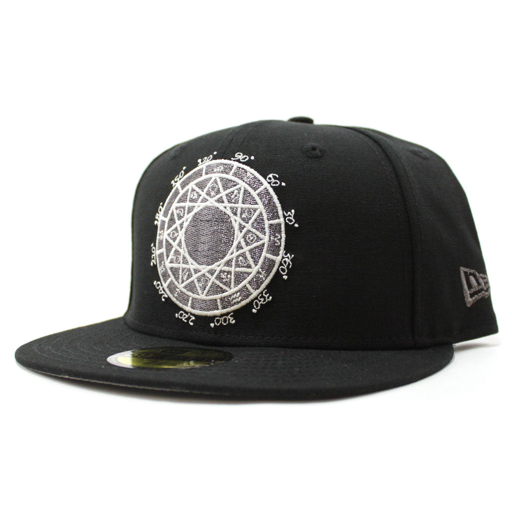 ALCHEMY COMPASS New Era 59Fifty Fitted Hat (Glow in the Dark Black Cot ...