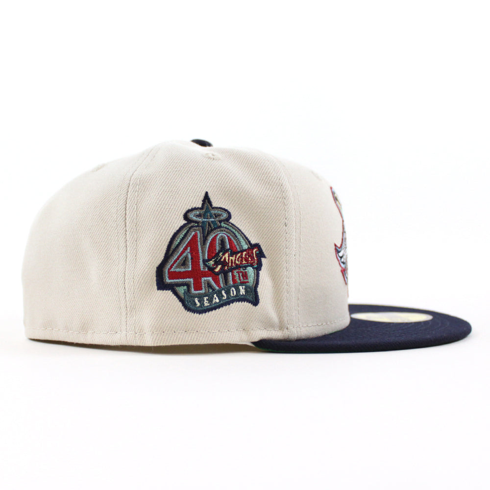 Anaheim Angels 40TH SEASON New Era 59Fifty Fitted Hat (Glow in the Dar ...