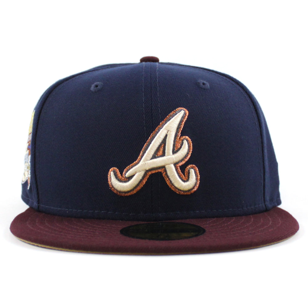 Atlanta Braves 30th Season New Era 59Fifty Fitted Hat (Oceanside Maroo ...