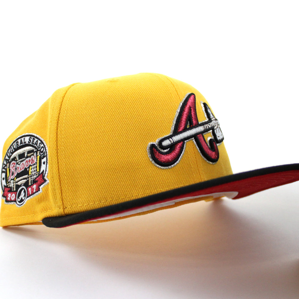 Atlanta Braves Inaugural Season 2017 New Era 59Fifty Fitted Hat (GITD ...