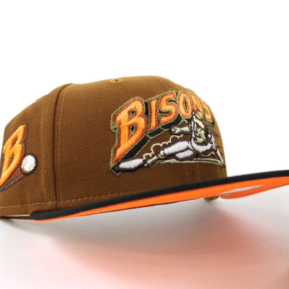Buffalo Bisons BUFFALO B New Era 59Fifty Fitted Hat (Glow in the Dark ...