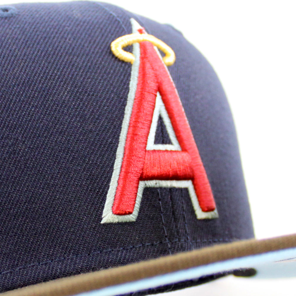 California Angels 25th Anniversary New Era 59Fifty Fitted Hat (NIGHT S ...