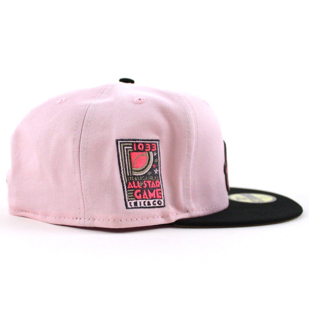 Chicago Cubs 1933 All Star Game New Era 59Fifty Fitted Hat (Pink Black ...