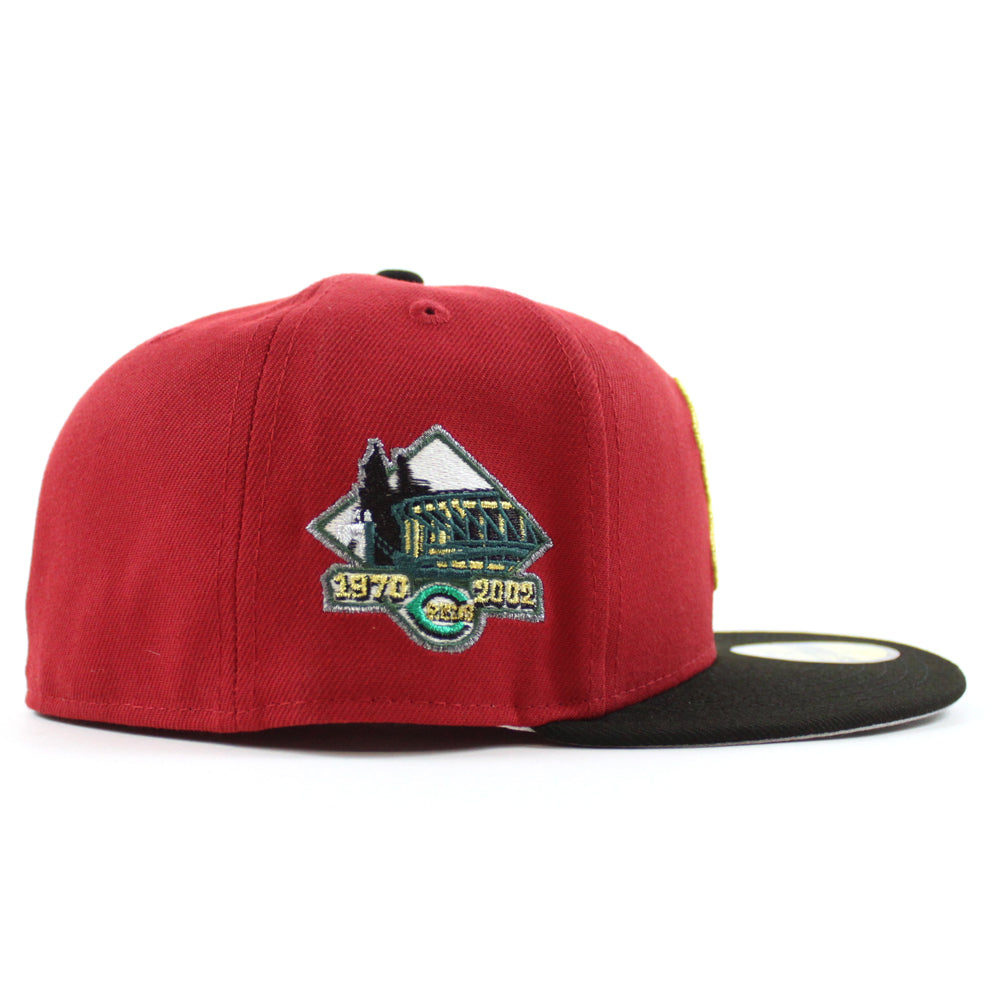 Cincinnati Reds 1970-2002 Stadium Patch New Era 59Fifty Fitted Hat (Gl ...
