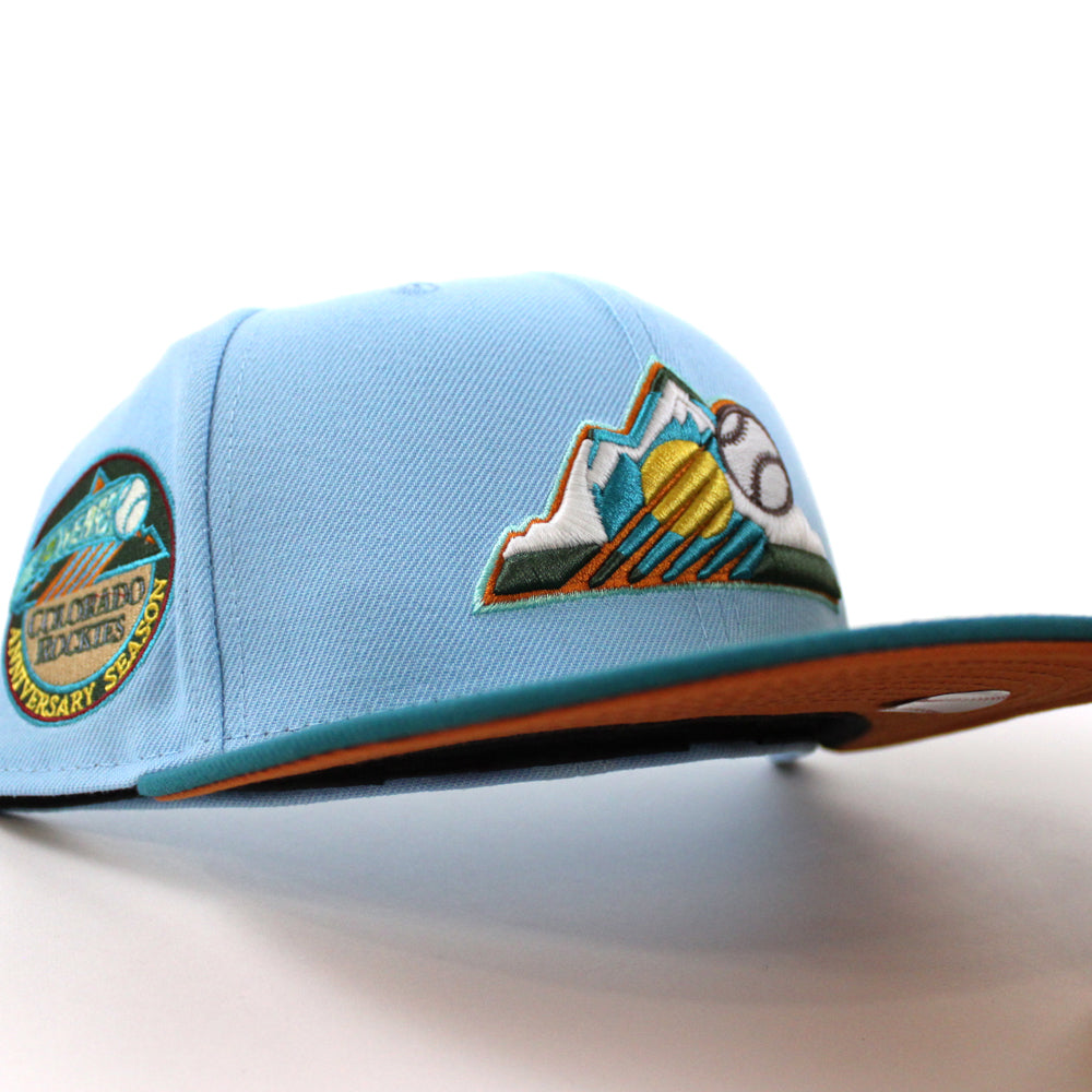 Colorado Rockies 10 Years Patch New Era 59Fifty Fitted Hat (GITD DOSCI ...