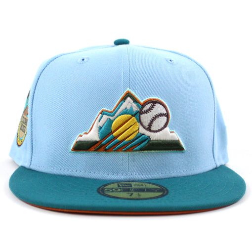 Colorado Rockies 10 Years Patch New Era 59Fifty Fitted Hat (GITD DOSCI ...