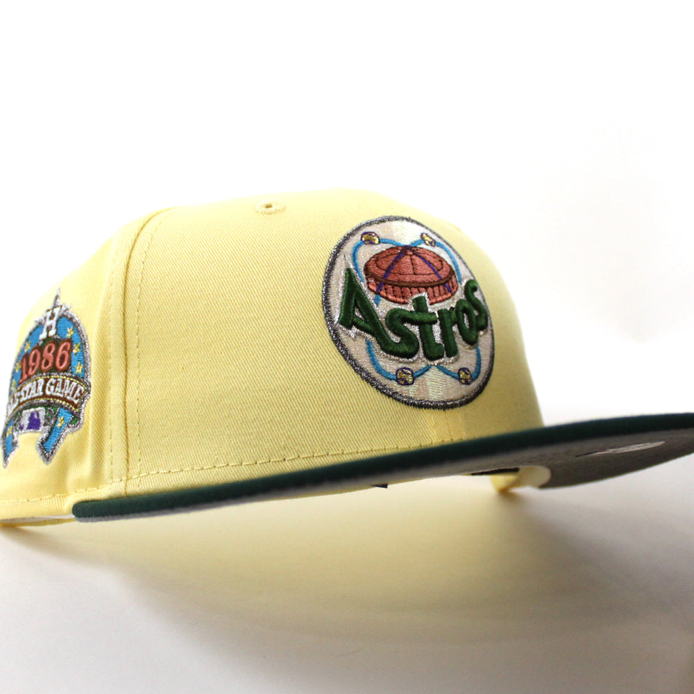 Houston Astros 1980 All Star Game New Era 59Fifty Fitted Hat (Soft Yel ...