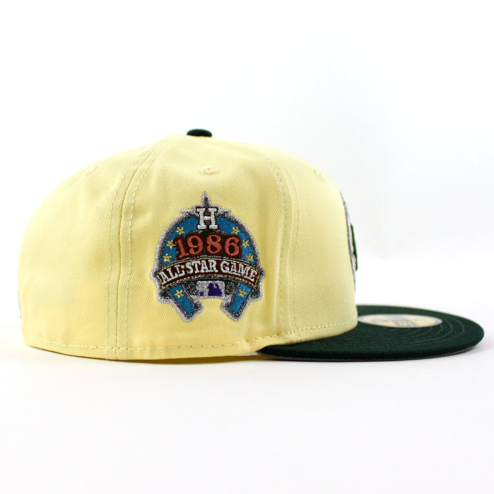 Houston Astros 1980 All Star Game New Era 59Fifty Fitted Hat (Soft Yel ...
