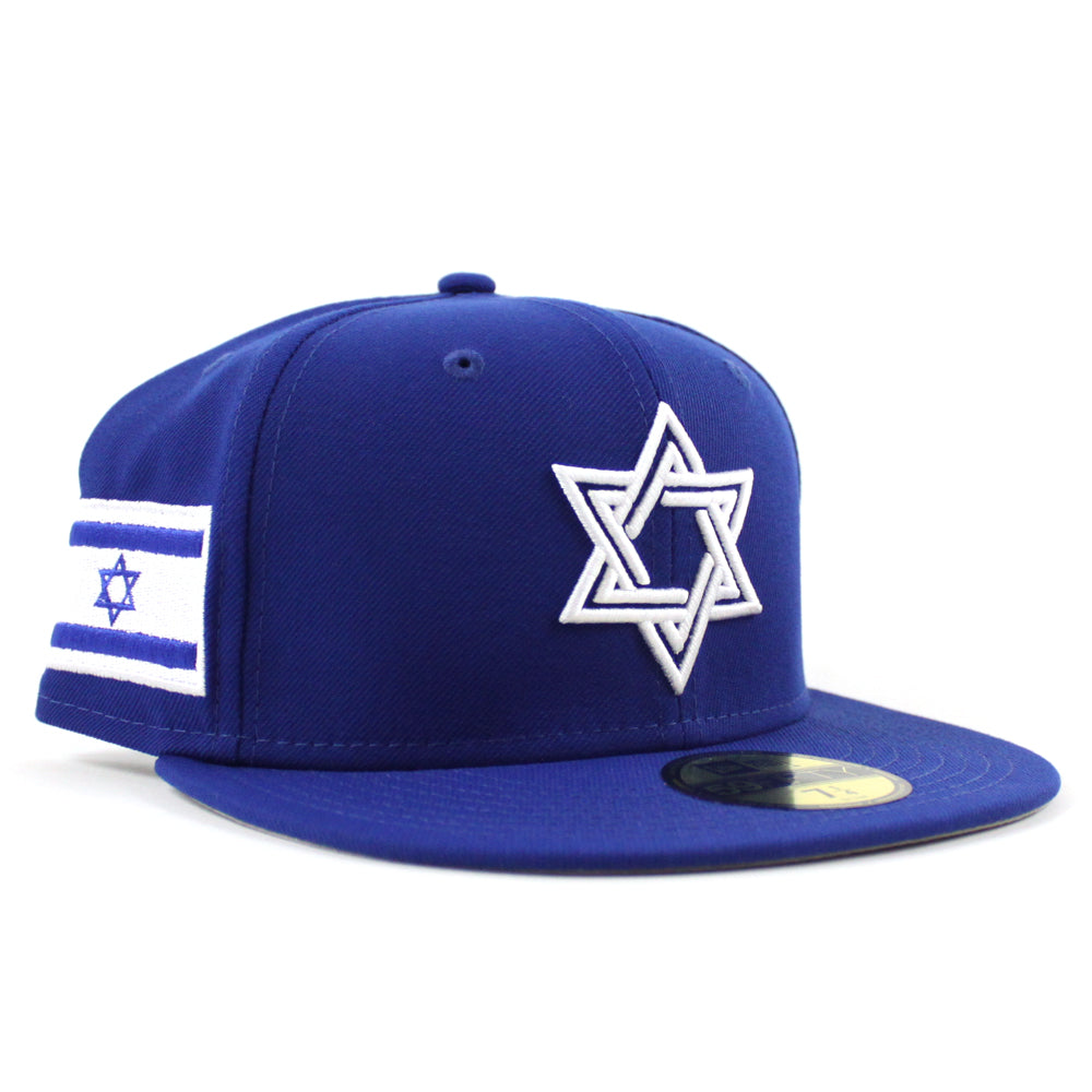 Israel 2023 World Baseball Classic (WBC) New Era 59Fifty Fitted Hat (B ...