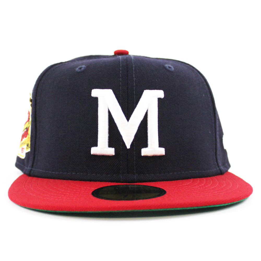 Milwaukee Braves 1957 World Series New Era 59Fifty Fitted Hat (59FIFTY ...