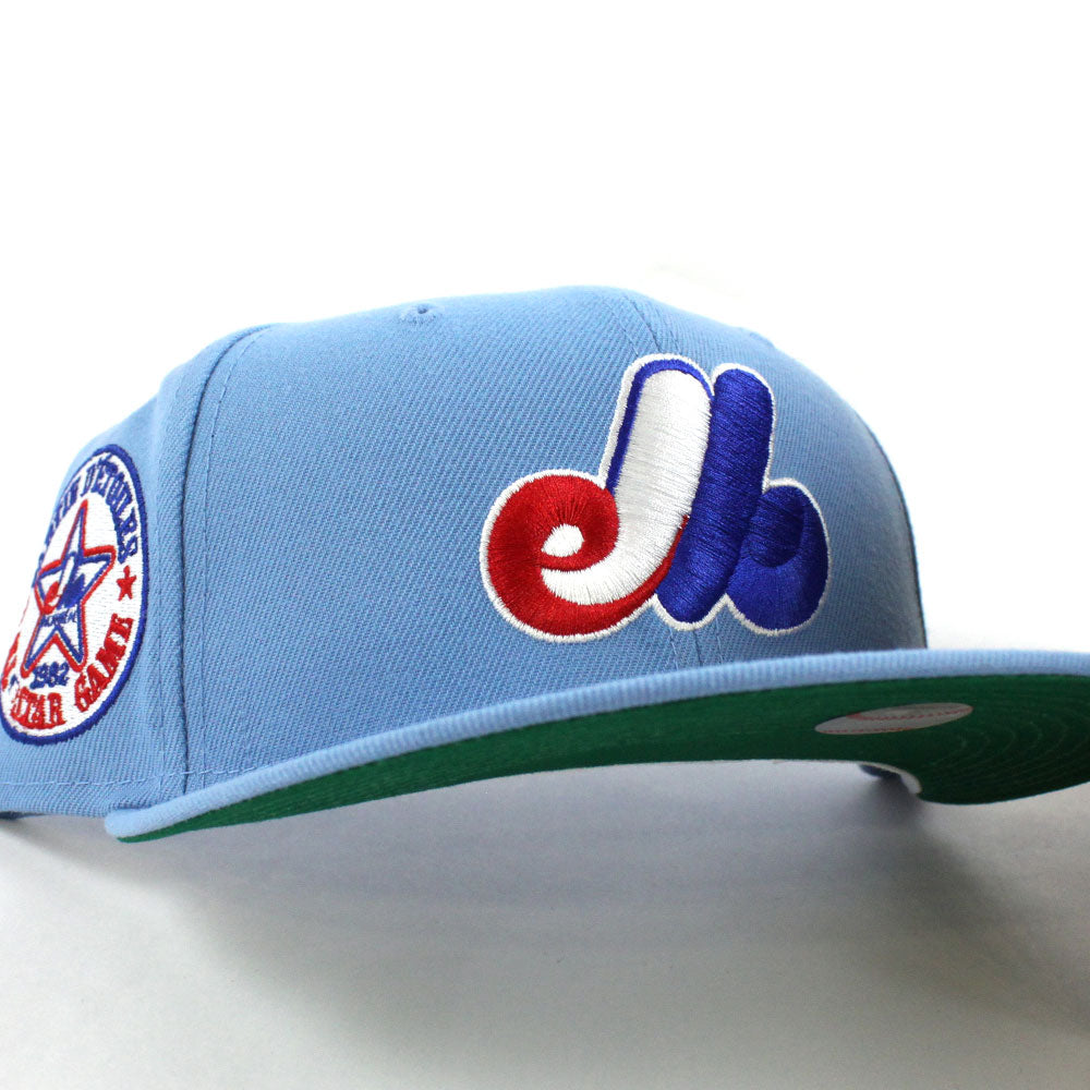 Montreal Expos 1982 All-Star Game New Era Fitted 59Fifty Hat (Sky Blue ...