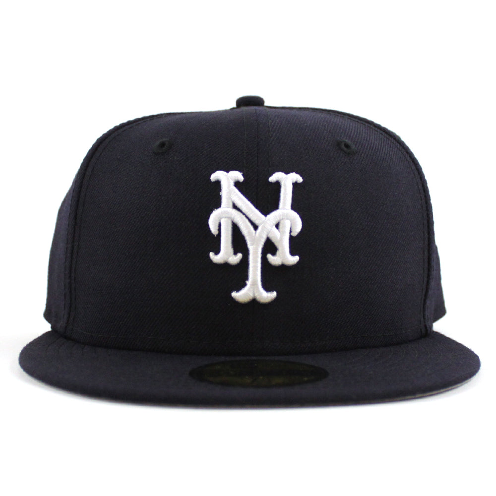 New York Mets New Era 59Fifty Fitted Hat (Navy Gray Under Brim) – ECAPCITY