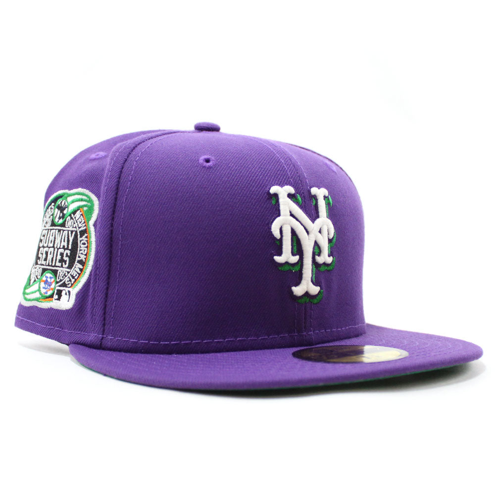 New York Mets Subway Series 59Fifty New Era Fitted Hat (Glow in the Da ...