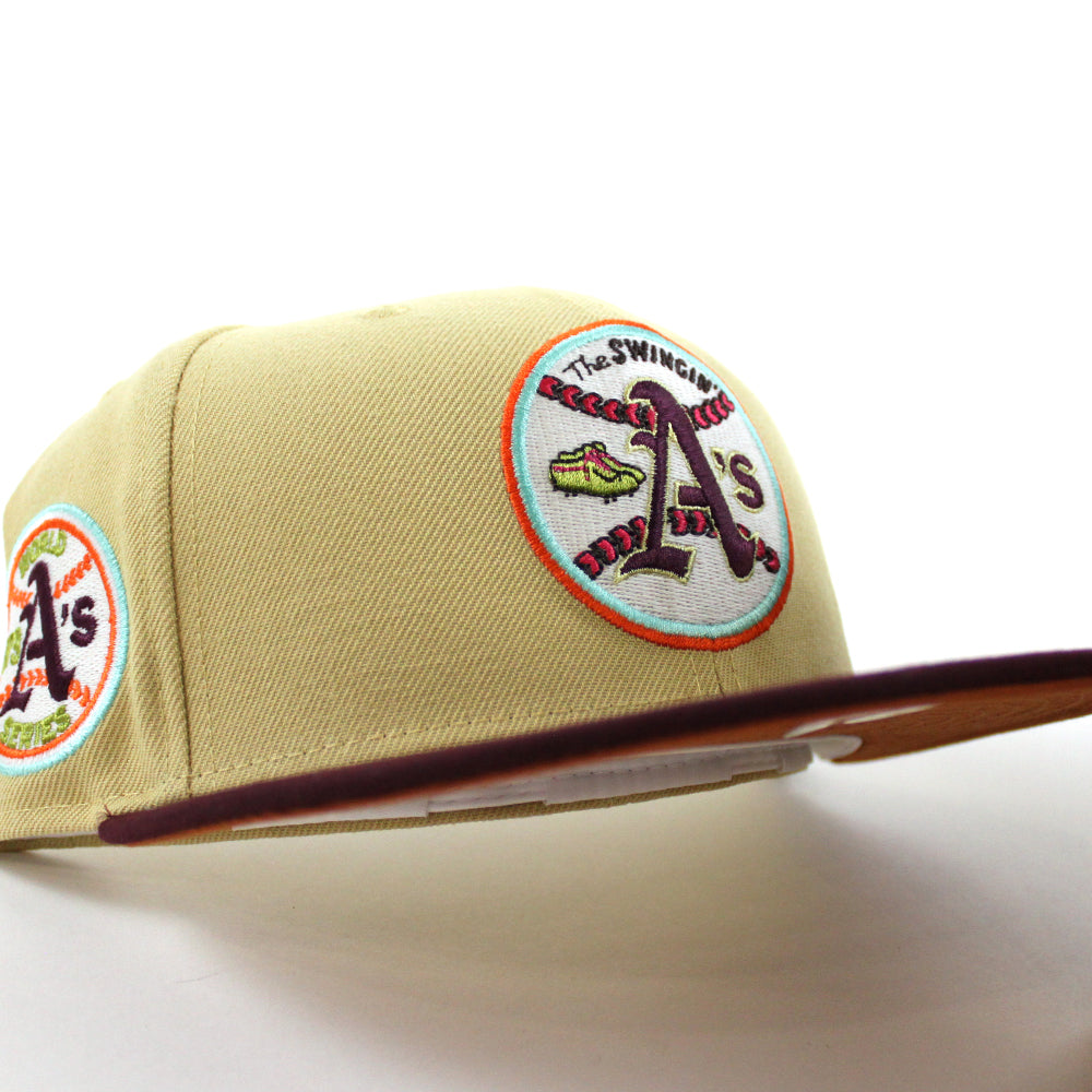 Oakland Athletics 1973 World Series New Era 59Fifty Fitted Hat (GITD V ...