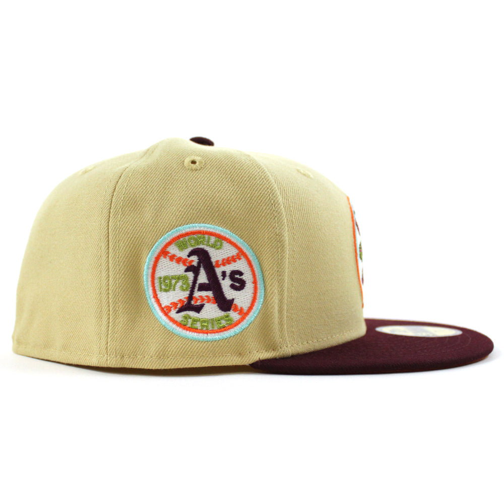 Oakland Athletics 1973 World Series New Era 59Fifty Fitted Hat (GITD V ...