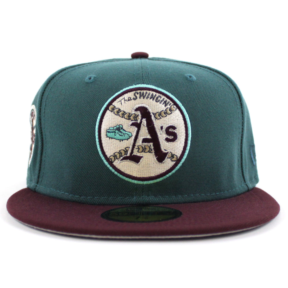 Oakland Athletics 1973 World Series New Era 59Fifty Fitted Hat (M Gree ...