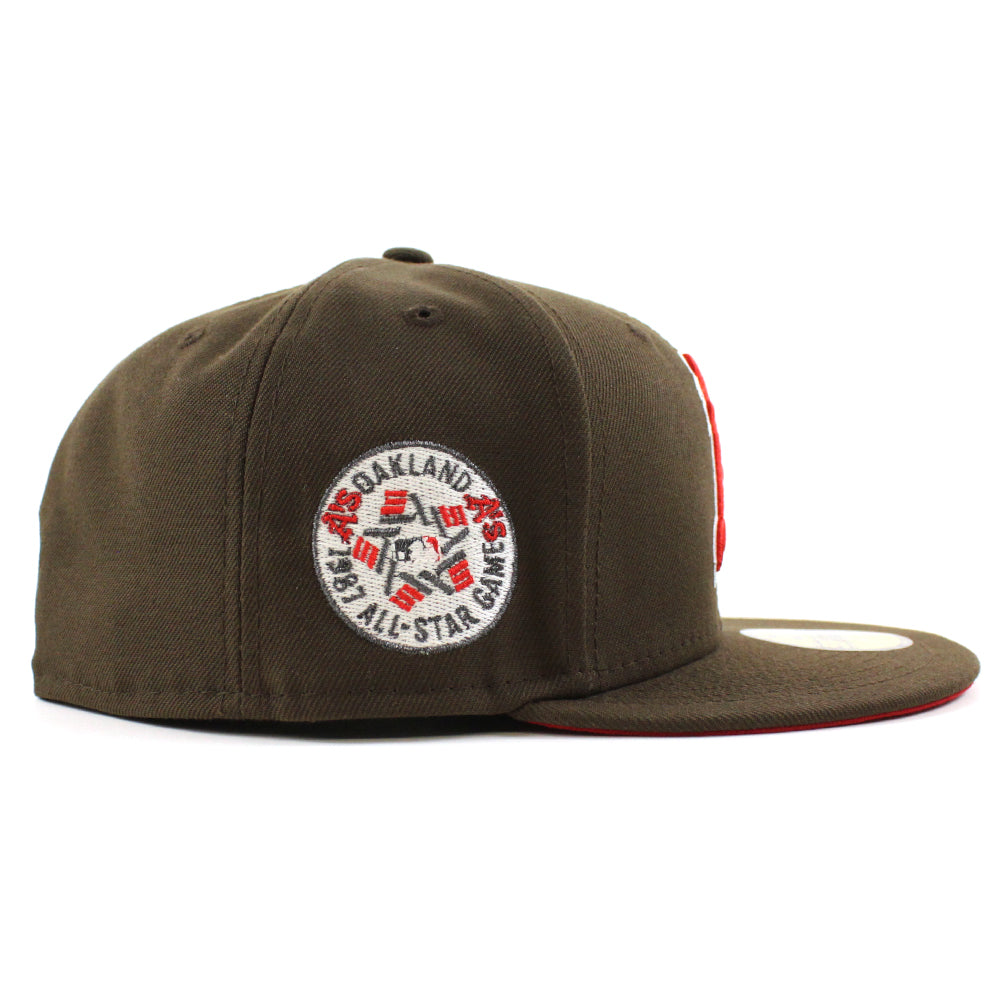 Oakland Athletics 1987 All-Star Game New Era 59Fifty Fitted Hat (GITD ...