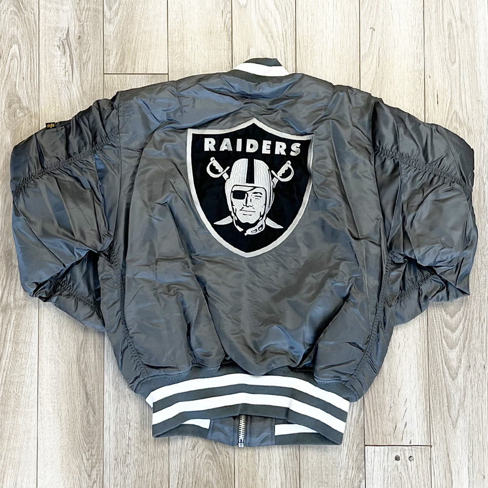 Oakland Raiders New Era Cap X Alpha Industries EXCLUSIVE Bomber Jacket ...