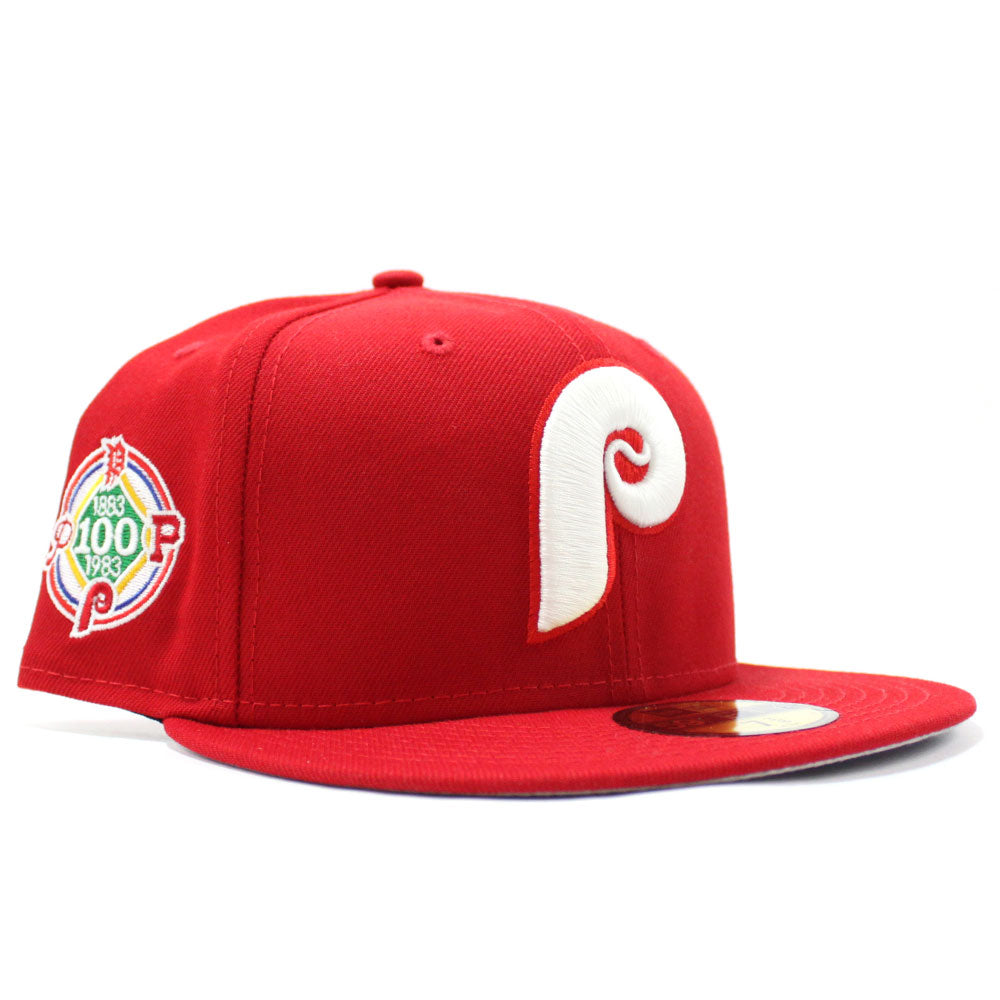 Philadelphia Phillies 100TH Anniversary 59Fifty New Era Fitted Cap (Gl ...