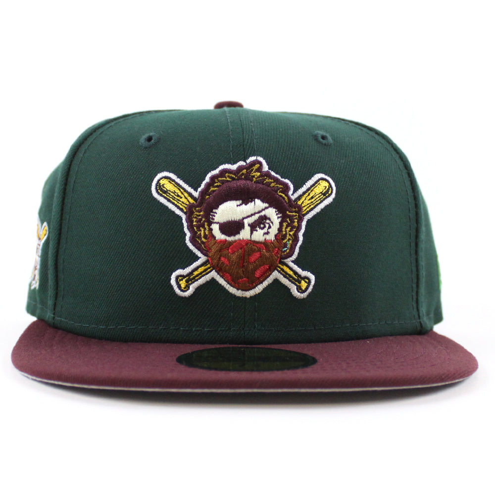 Pittsburgh Pirates Pirates Logo 59Fifty New Era Fitted Hat (Green Maro ...