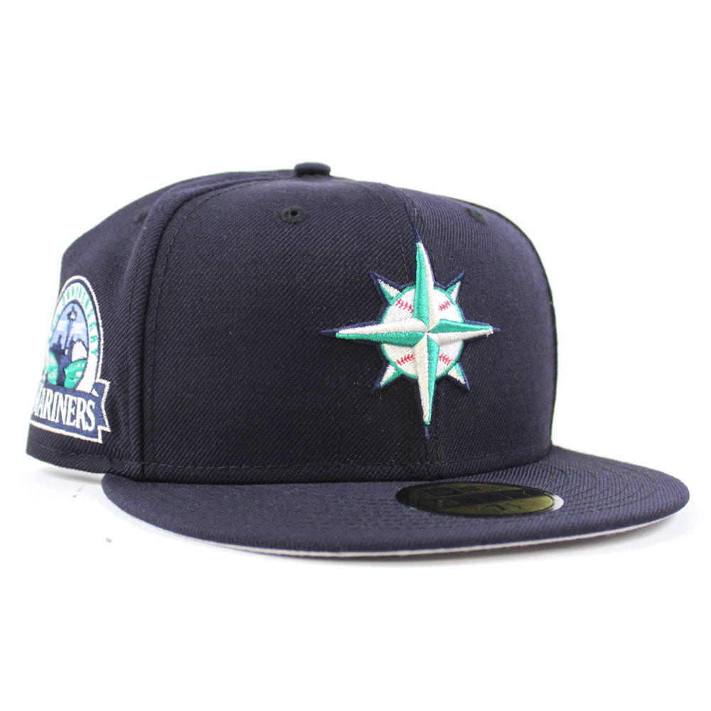Seattle Mariners 30TH Anniversary New Era 59Fifty Fitted Hat (Navy Grey ...