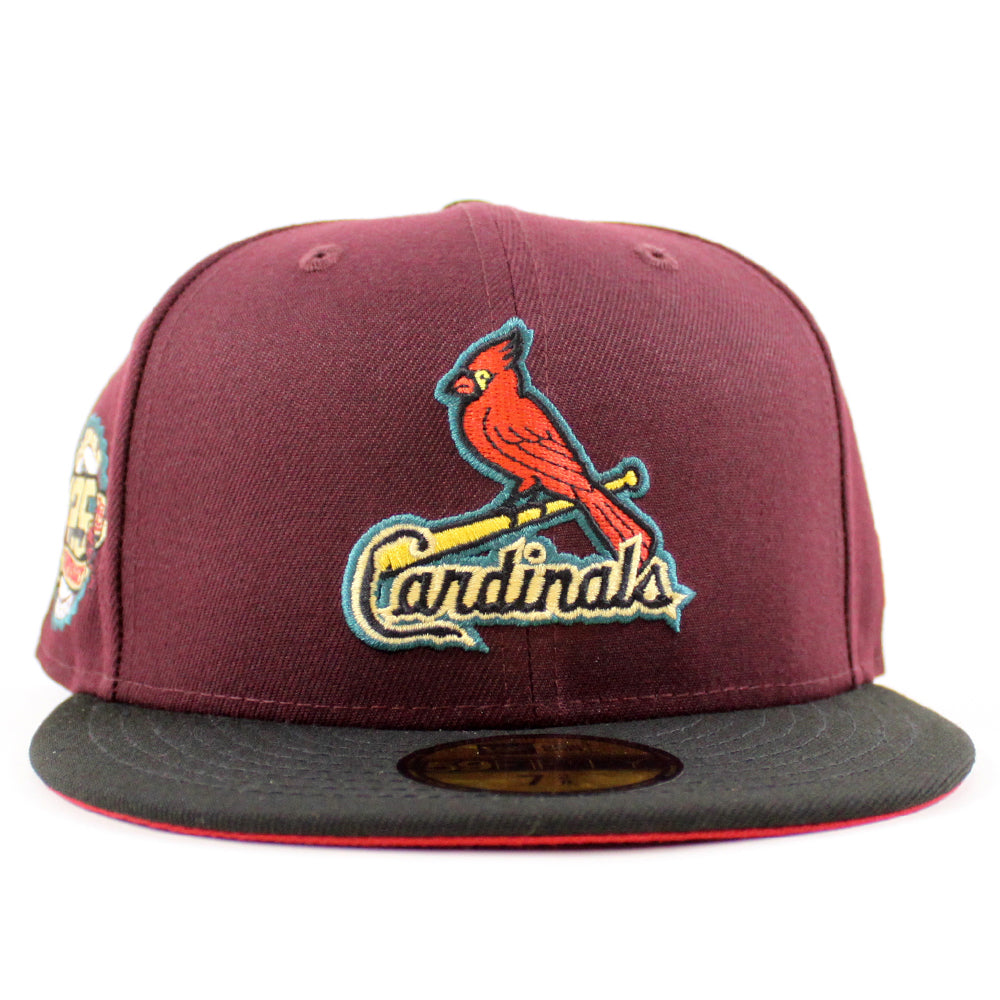 St. Louis Cardinals 125th ANNIVERSARY New Era 59Fifty Fitted Hat (Maro ...