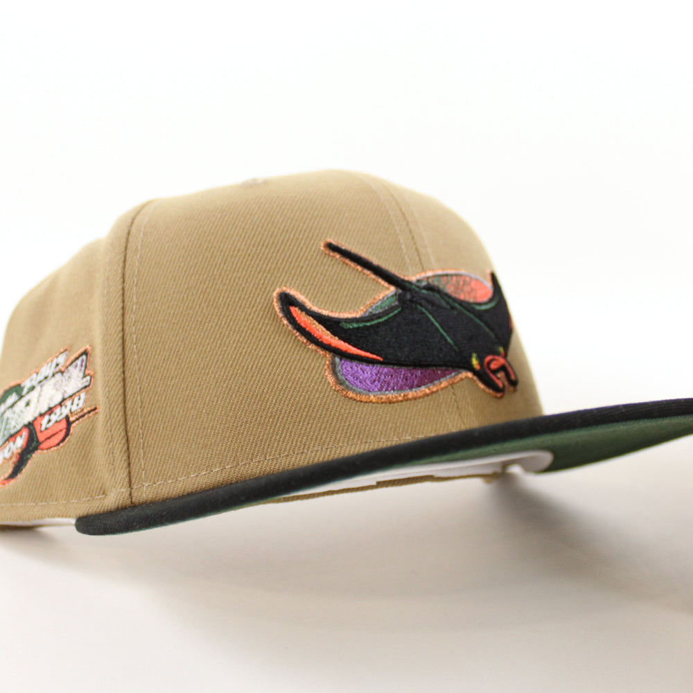Tampa Bay Devil Rays Inaugural Season New Era 59Fifty Fitted Hat (Khak ...