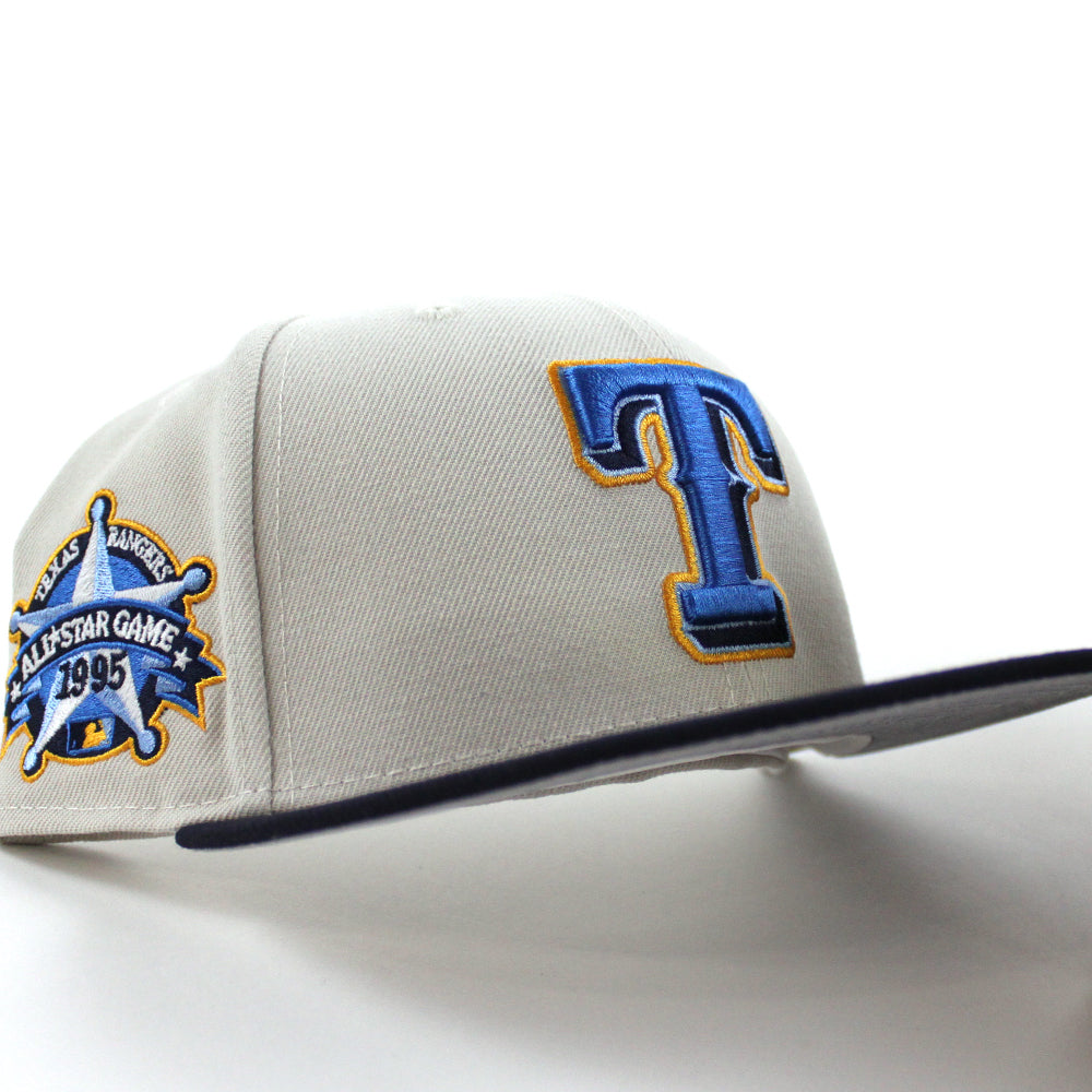 Texas Rangers 1995 All Star Game New Era 59Fifty Fitted Hat (Stone Nav ...