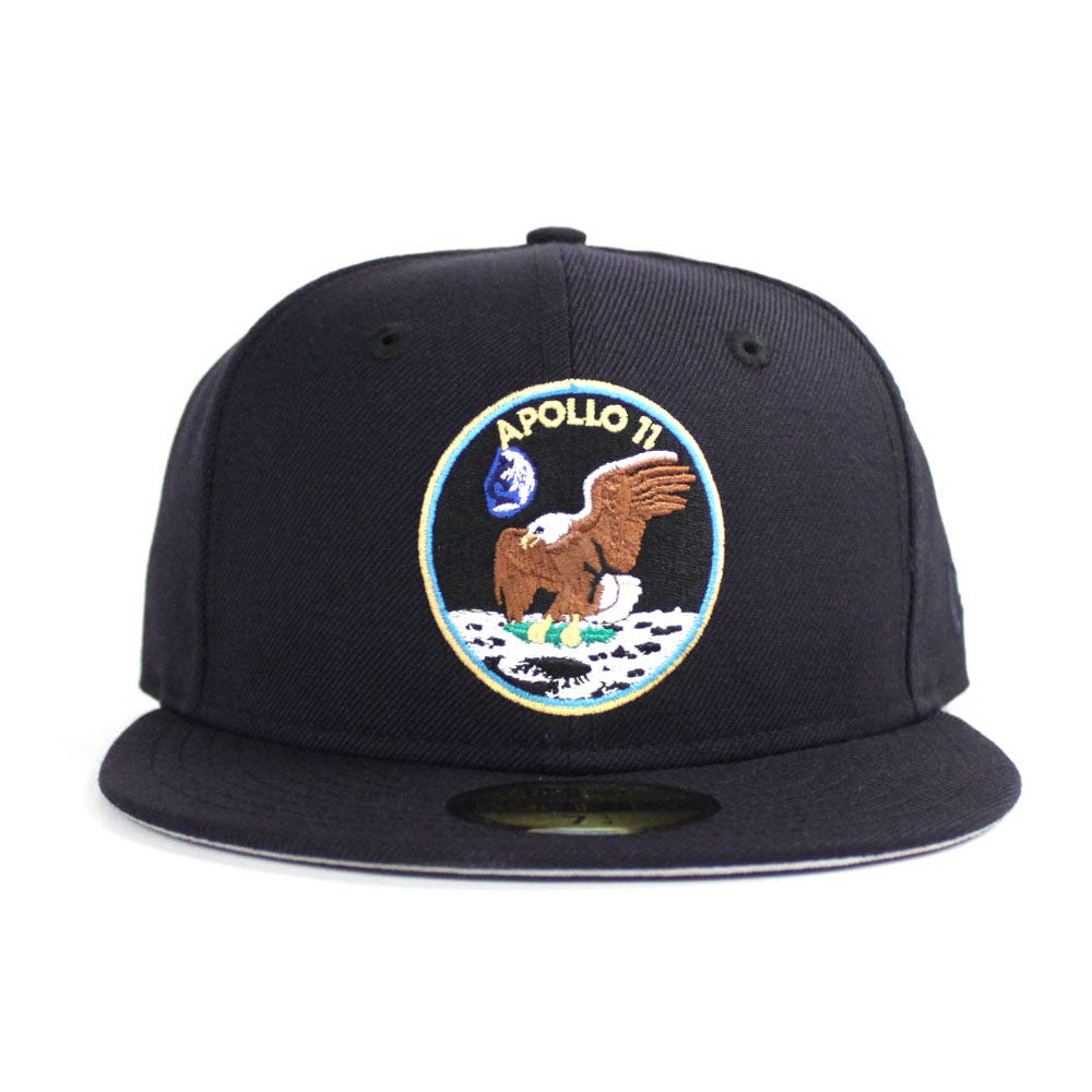 Apollo 11 50th Anniversary New Era 59Fifty Fitted Hat (Navy Green Under ...