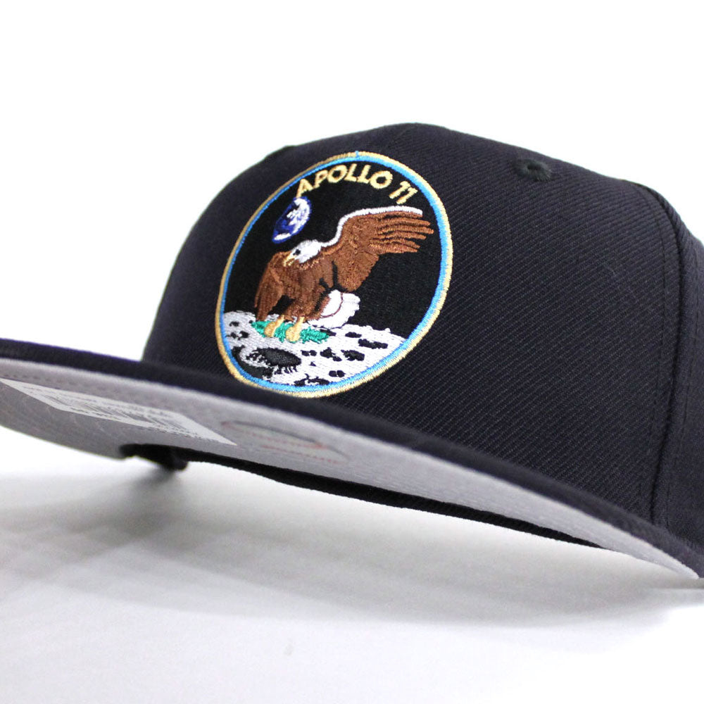 Apollo 11 50th Anniversary New Era 59Fifty Fitted Hat (Navy Green Under ...