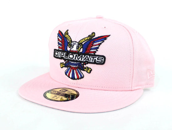 DIPSET x NEW ERA Diplomats 59Fifty New Era Fitted Hat (Pink Gray Under ...
