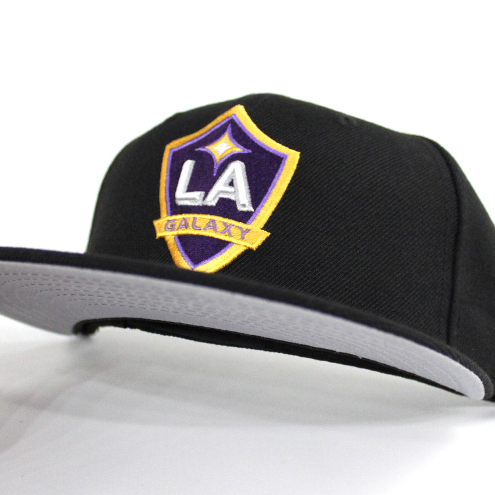 Los Angeles Galaxy New Era 59Fifty Fitted Hat (LA LAKERS Color Way Bla ...