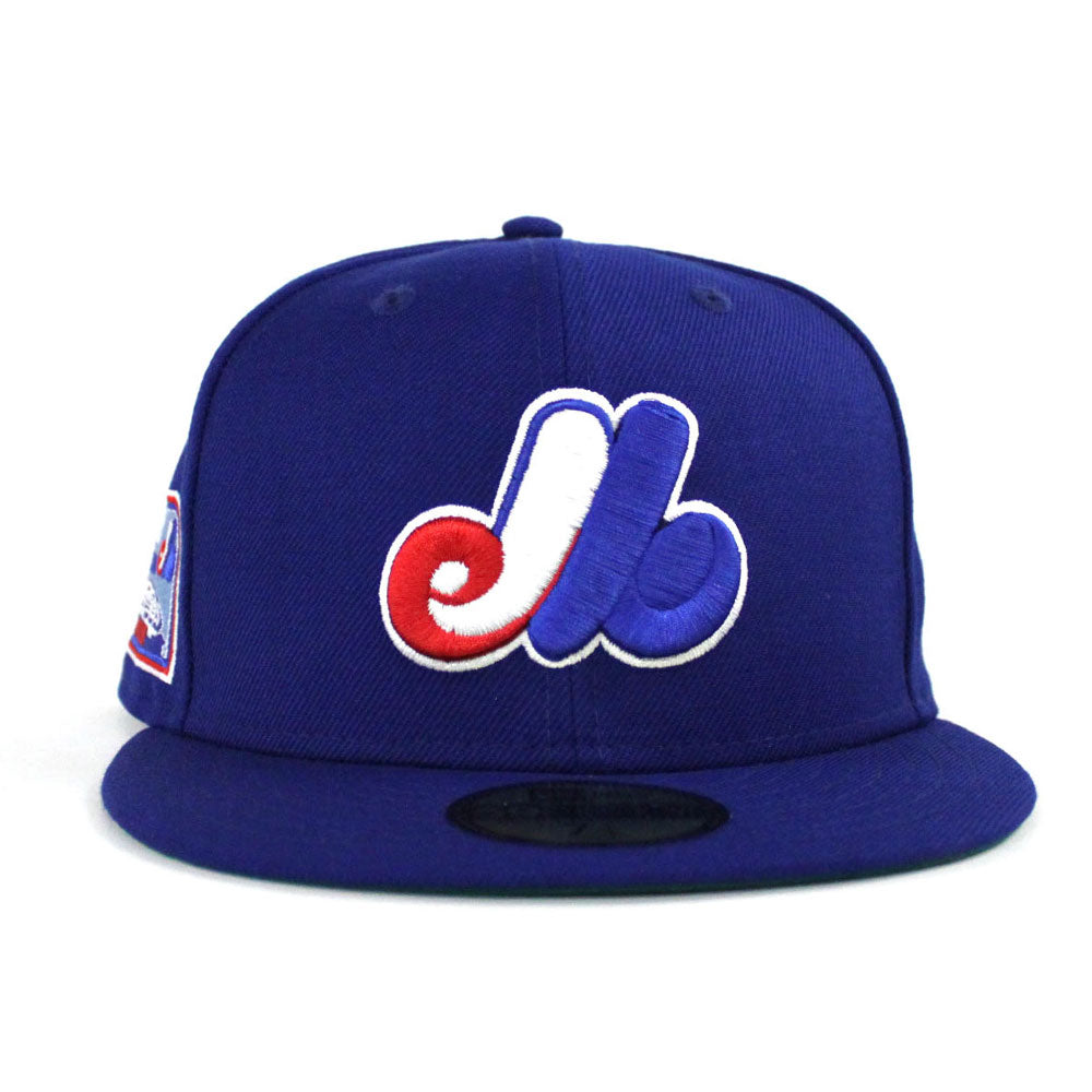 Montreal Expos OLYMPIC STADIUM New Era Fitted 59Fifty Hat (Blue Green ...