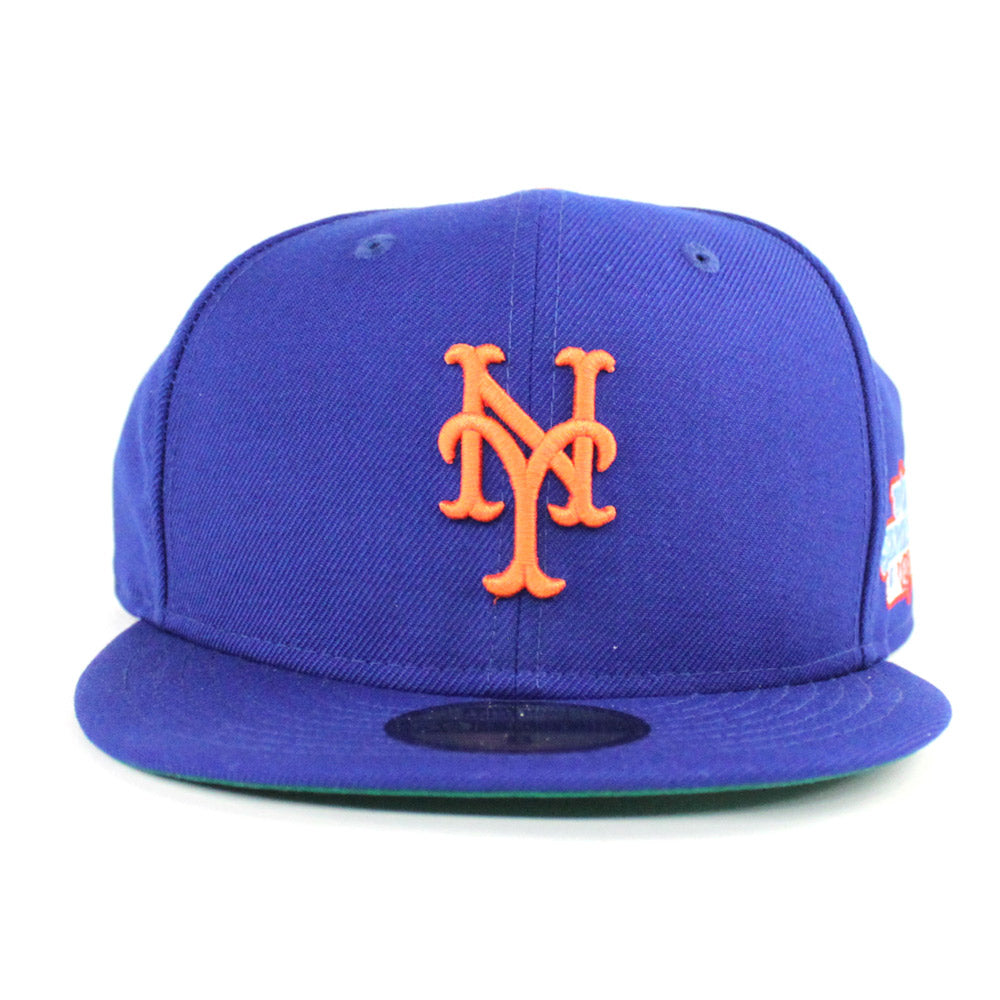 New York Mets 1986 World Series 59Fifty New Era Fitted Hat (Blue Green ...