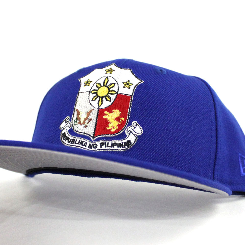 Philippine Crest New Era 59Fifty Fitted Hat (Blue Gray Under Brim ...